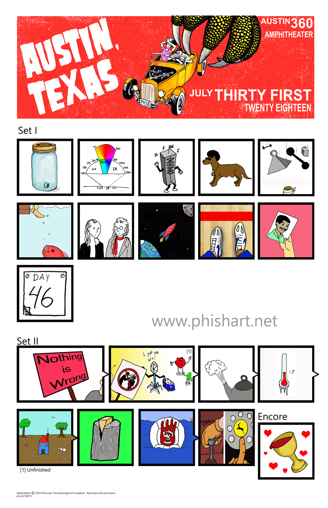 Phish Austin 7/31 – Not just reading the book,